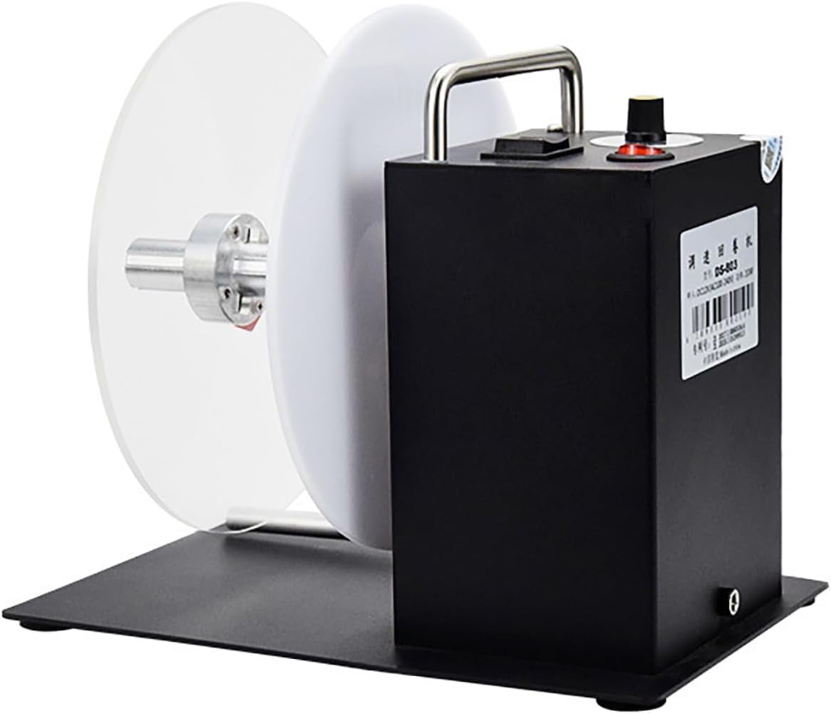 Automatic Label Rewinder Machine, Speed-Adjustable Sticker Rewinder ...