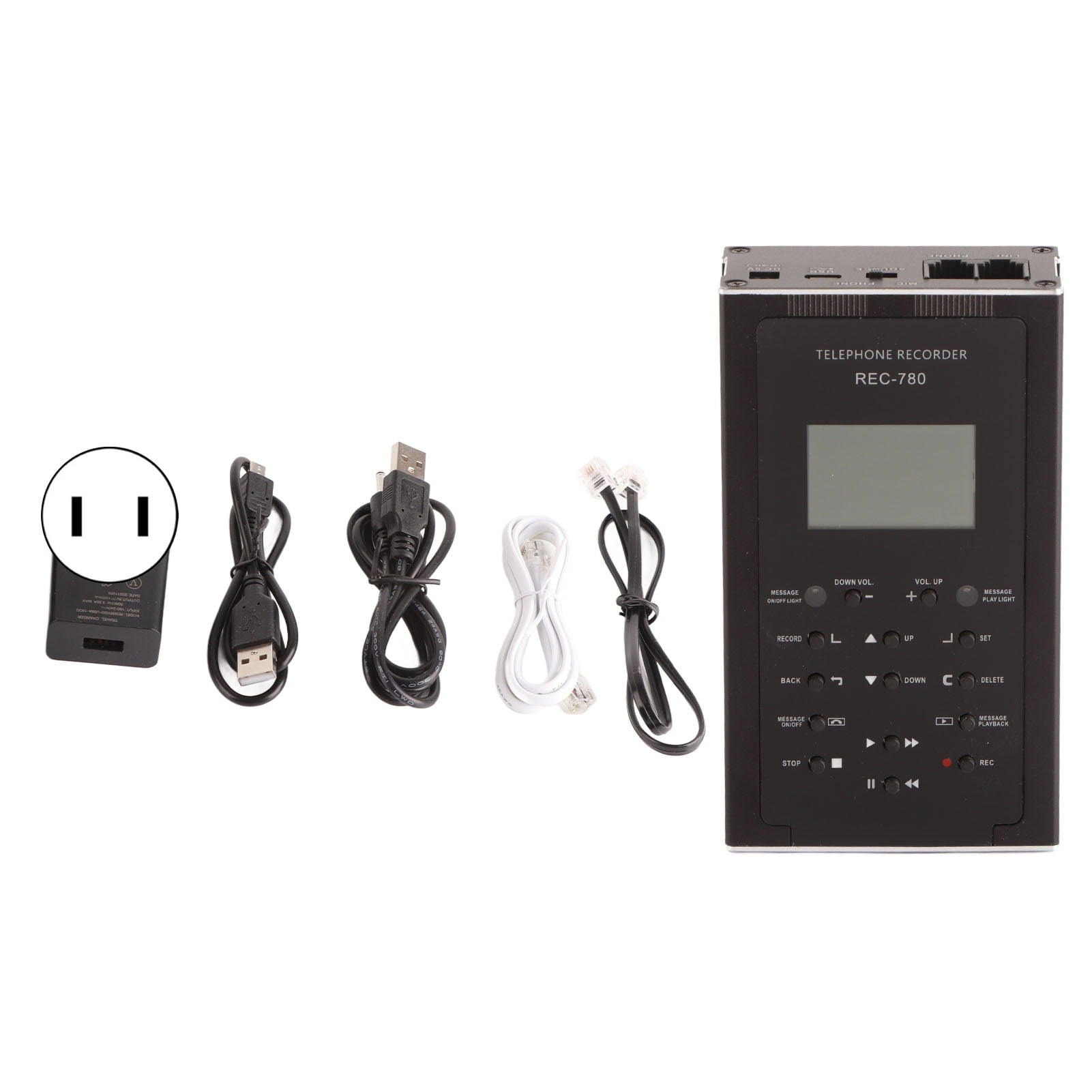 Automatic Landline Phone Call Recorder with 32GB Memory, Supports 100 ...