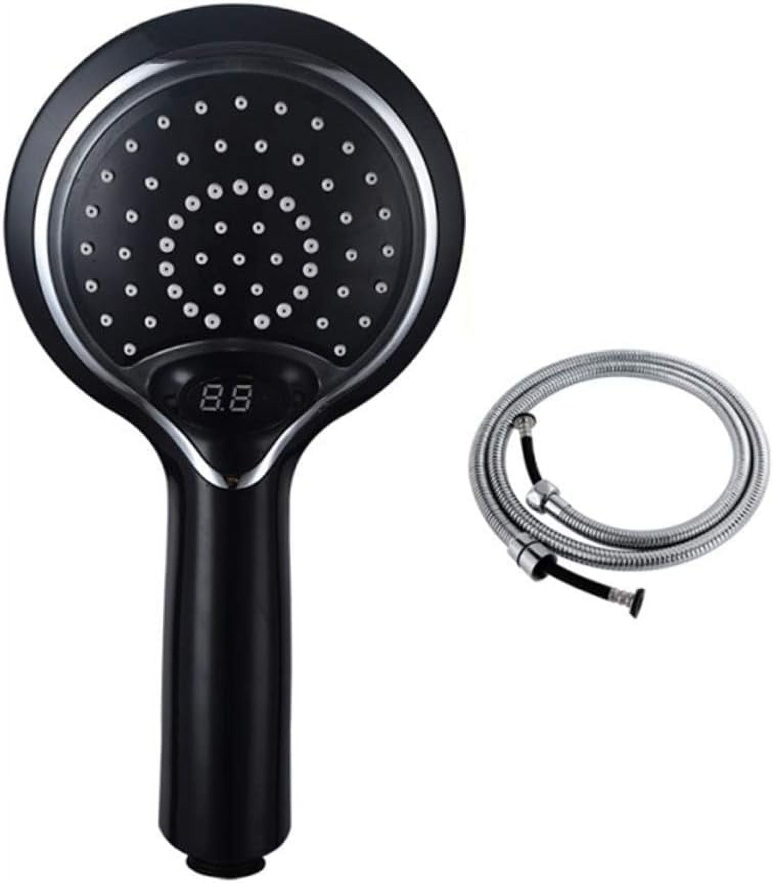 Automatic Led Shower Head 3 Colors Led Change Temperature Display ...