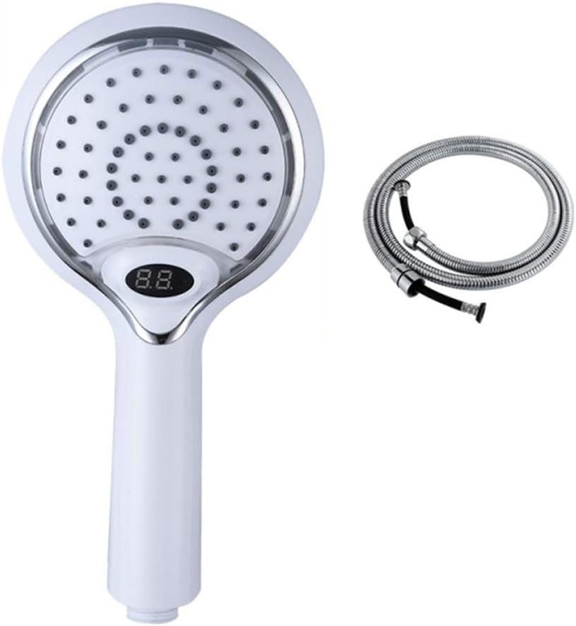 Automatic Led Shower Head 3 Colors Led Change Temperature Display ...
