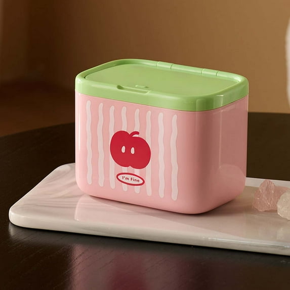 Automatic Lifting Desktop & Wall-Mount Organizer,Cotton Swab Holder ...