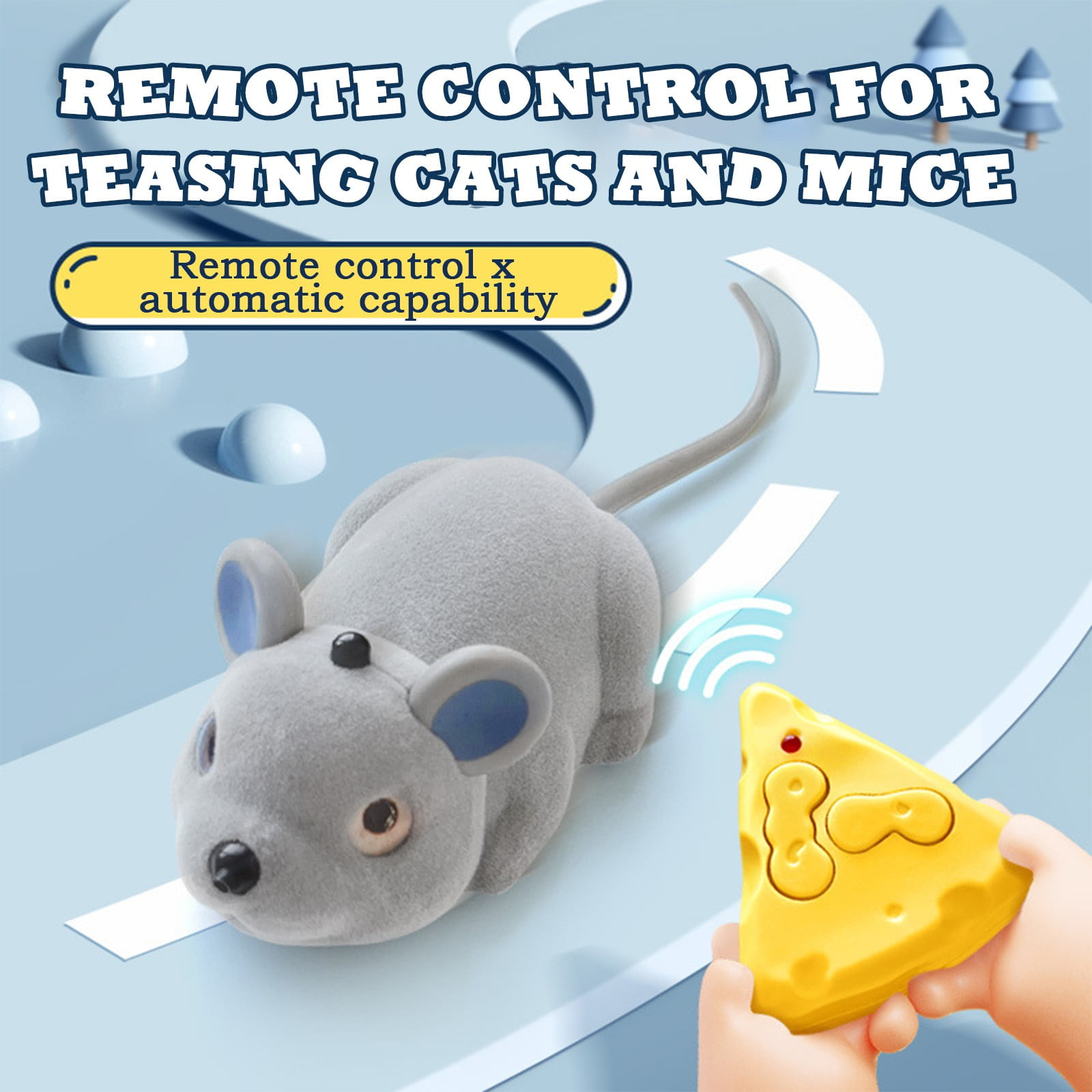 Battery-Free Automatic Cat Teaser Toy – Lifting Teaser Ball, 5-Min Auto ...