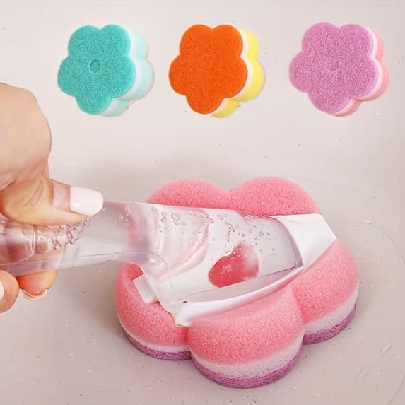 Automatic Liquid-Adding Pot Washing Brush with Detachable Handle - Eco ...