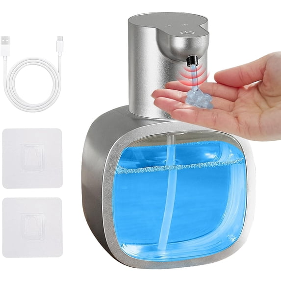 Automatic Liquid Soap Dispenser, 17oz/500ml Touchless with 4-Level ...