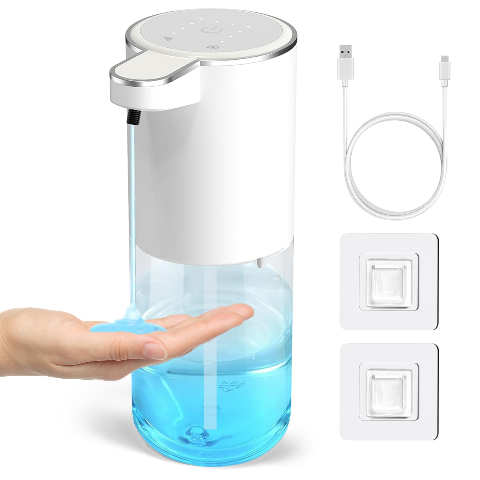 Automatic Liquid Soap Dispenser Touchless-Rechargeable, Non-Contact ...