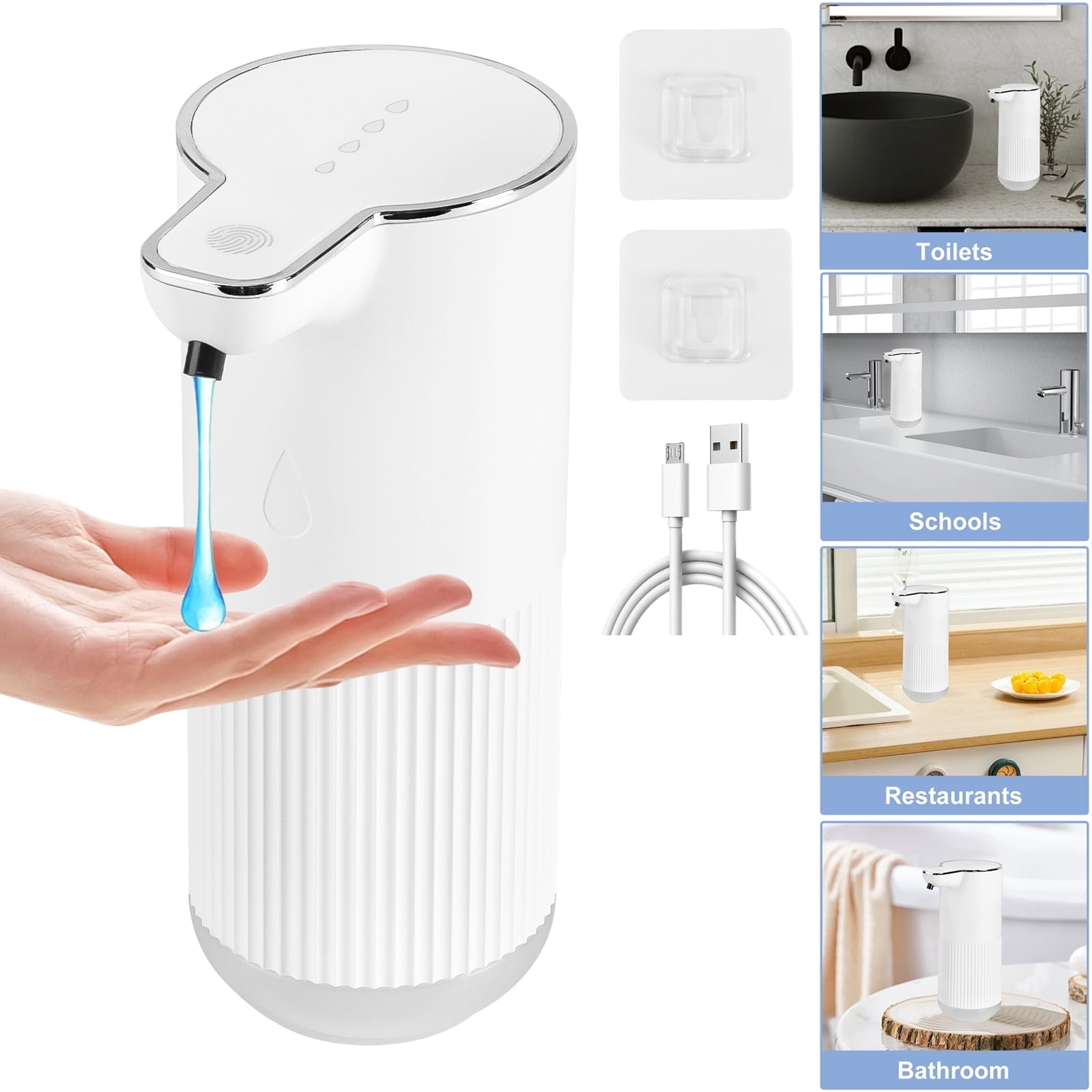 Automatic Liquid Soap Dispenser Wall Mounted or Tabletop Electric ...