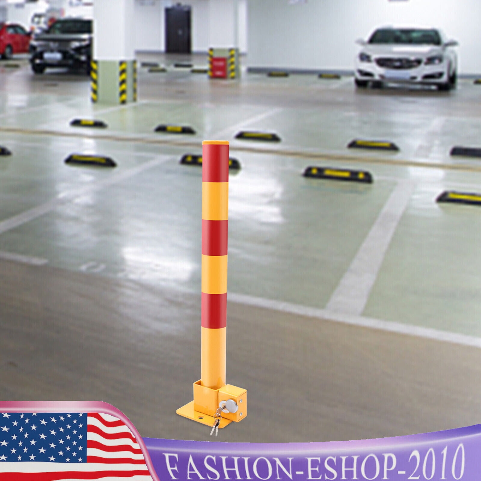Automatic Locking Parking Post Safety Bollard Iron Pipe Traffic Post ...