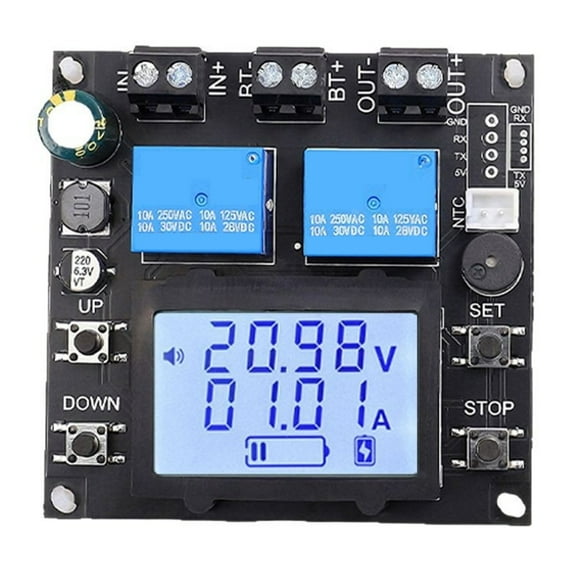 Automatic Low Voltages Cutoff Switcher DC10V 110V With Relays LCD ...