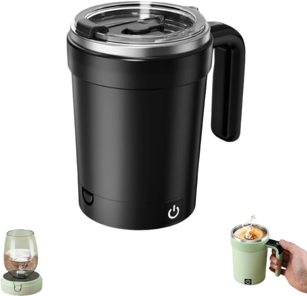 Automatic Magnetic Self Stirring Coffee Mug with Detachable Base ...