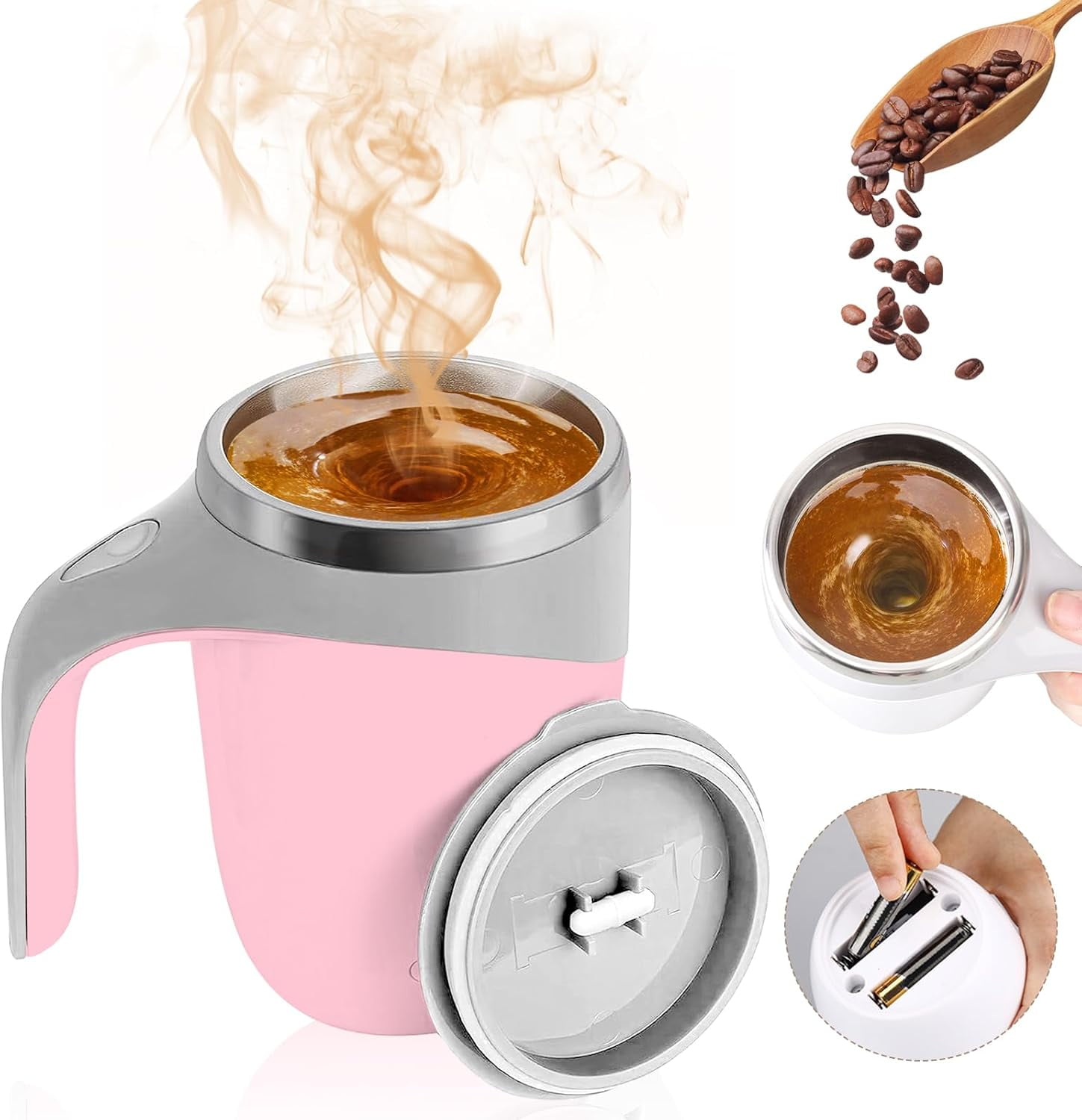 Automatic Magnetic Self Stirring Mug, 2025 New Automatic Mixing Cup ...