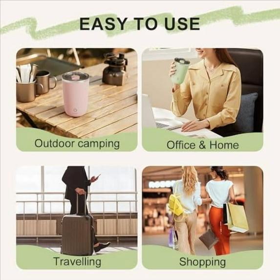 Automatic Magnetic Stirring Coffee Mug, 2025 New Self Stirring Coffee ...