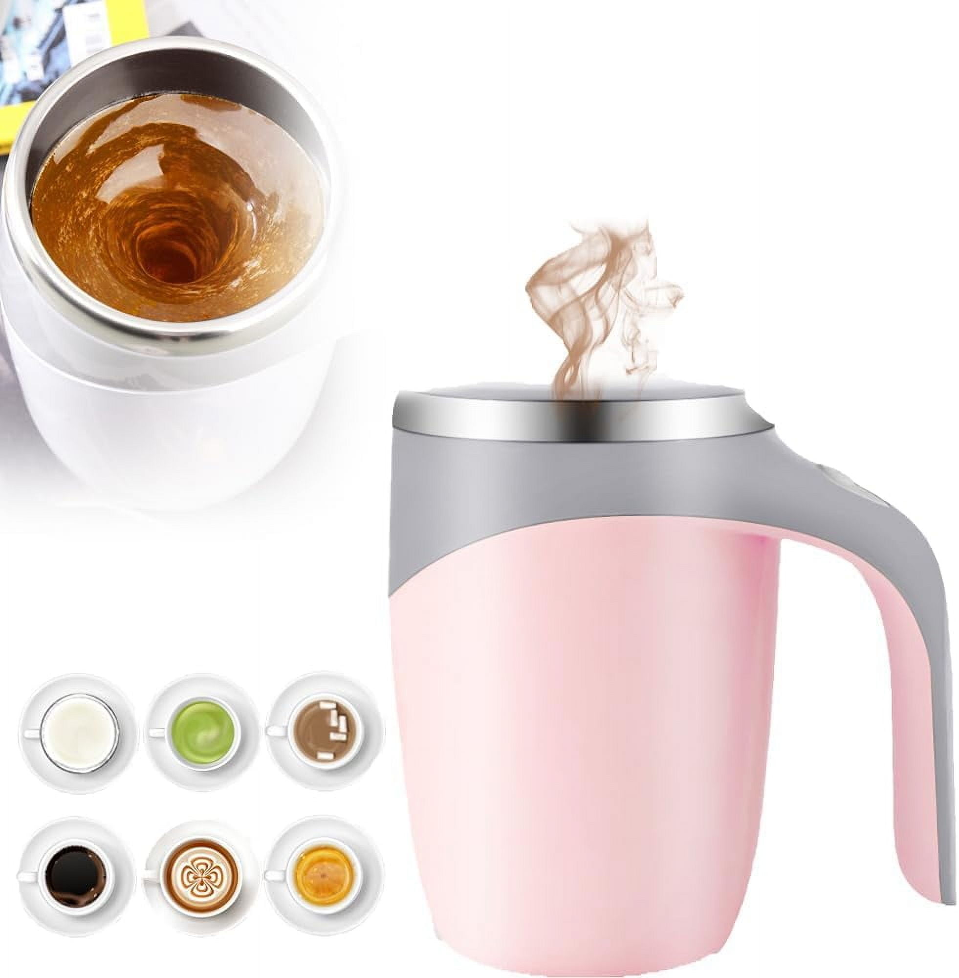 Automatic Magnetic Stirring Coffee Mug,2025 Upgrade Stainless Steel ...