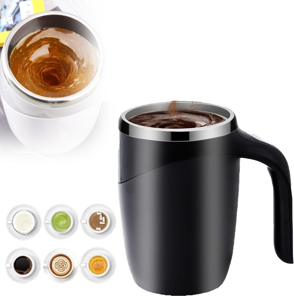 Automatic Magnetic Stirring Coffee Mug,2025 Upgrade Stainless Steel ...