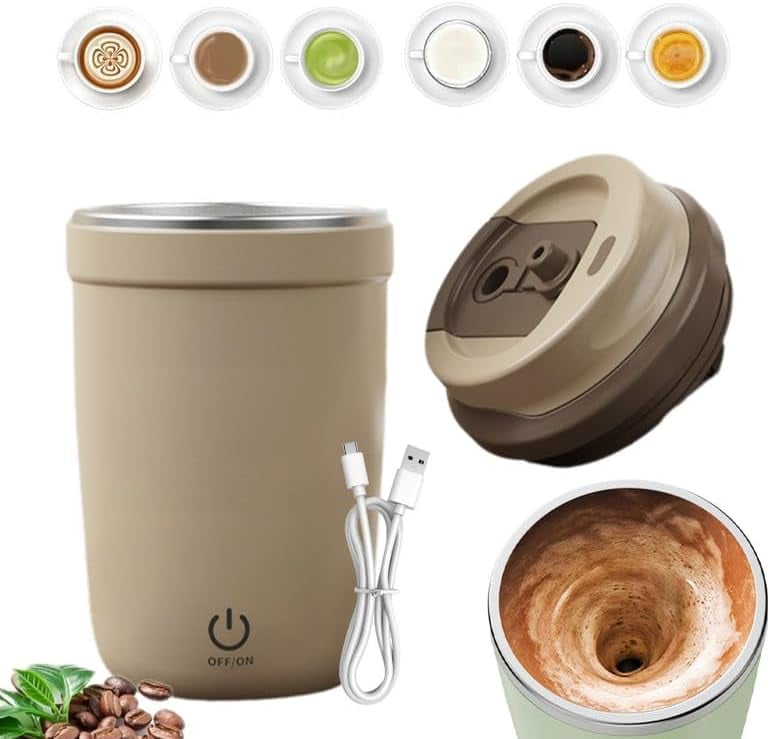 Automatic Magnetic Stirring Coffee Mug, 2025 Upgraded Self Stirring ...