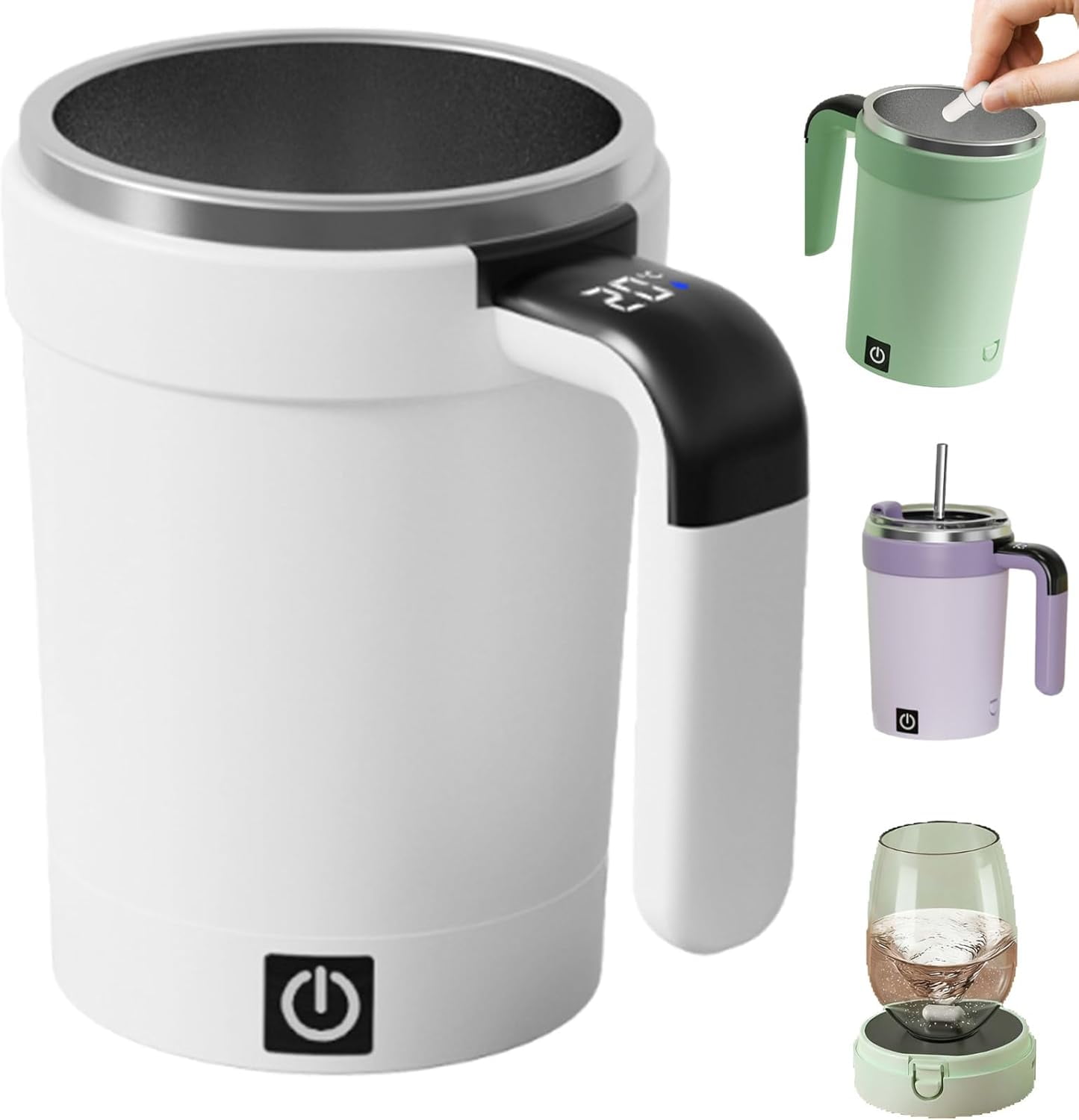 Automatic Magnetic Stirring Coffee Mug – 2025 Upgraded Self-Stirring ...