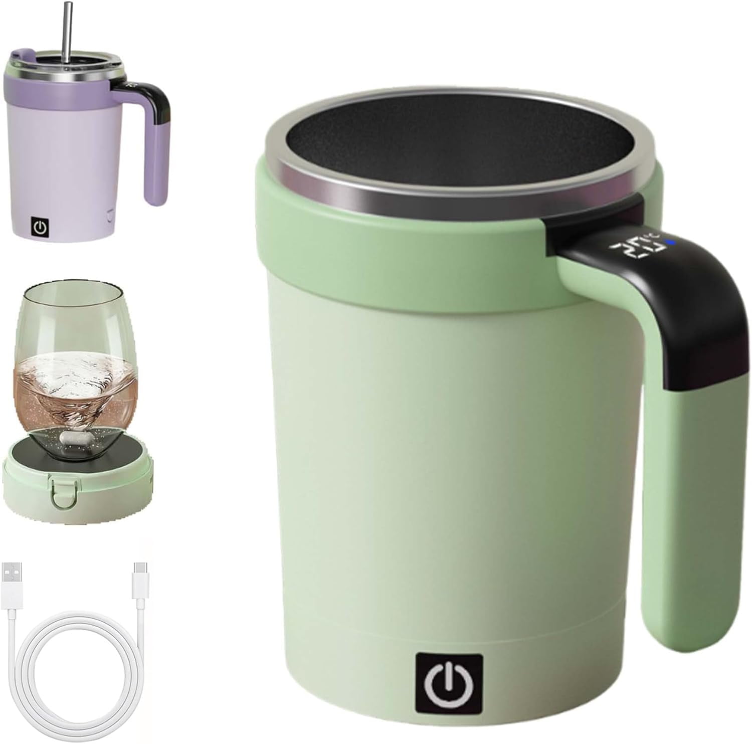 Automatic Magnetic Stirring Coffee Mug,2026 New Detachable Base Self ...