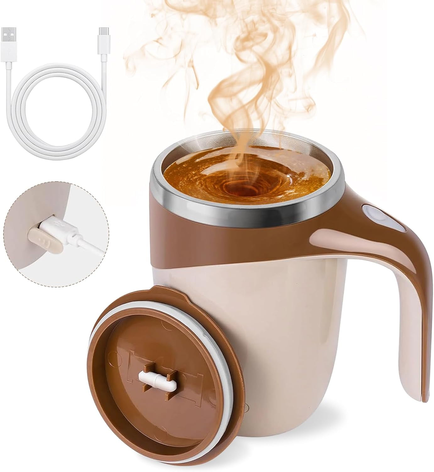 Automatic Magnetic Stirring Coffee Mug, 2026 New Magnetic Coffee ...