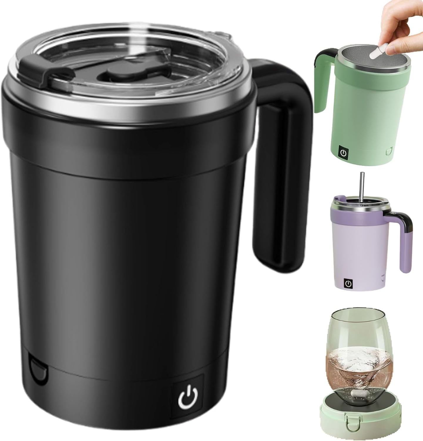Automatic Magnetic Stirring Coffee Mug, 2026 Upgraded Detachable Base ...