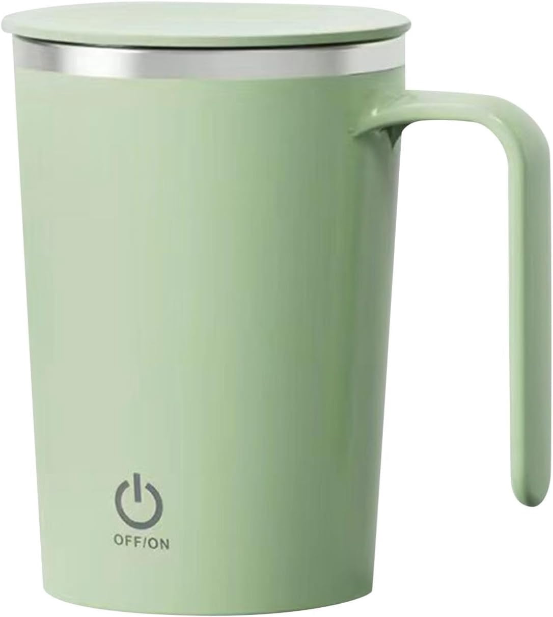 Automatic Magnetic Stirring Coffee Mug,400 ML Stainless Steel ...
