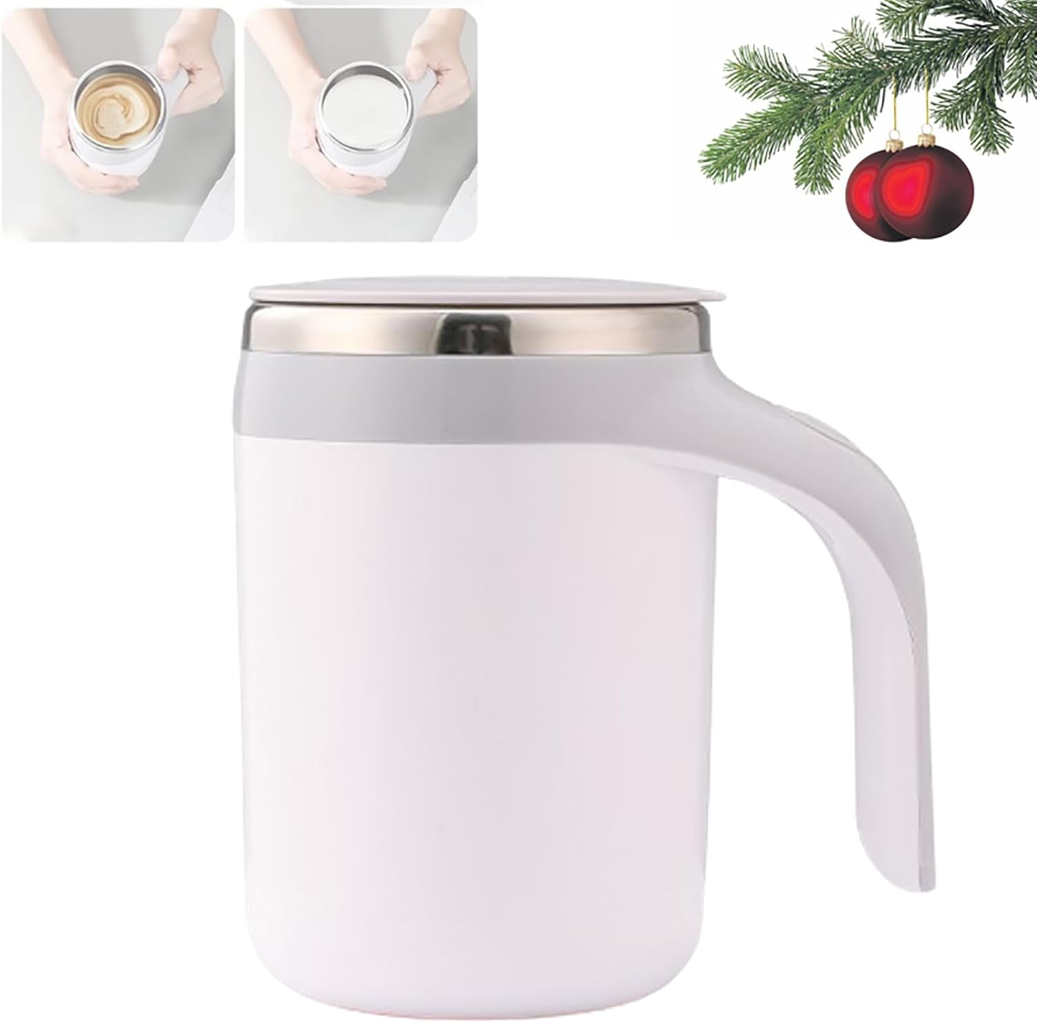 Automatic Magnetic Stirring Coffee Mug, Electric Mixing Cup Self ...