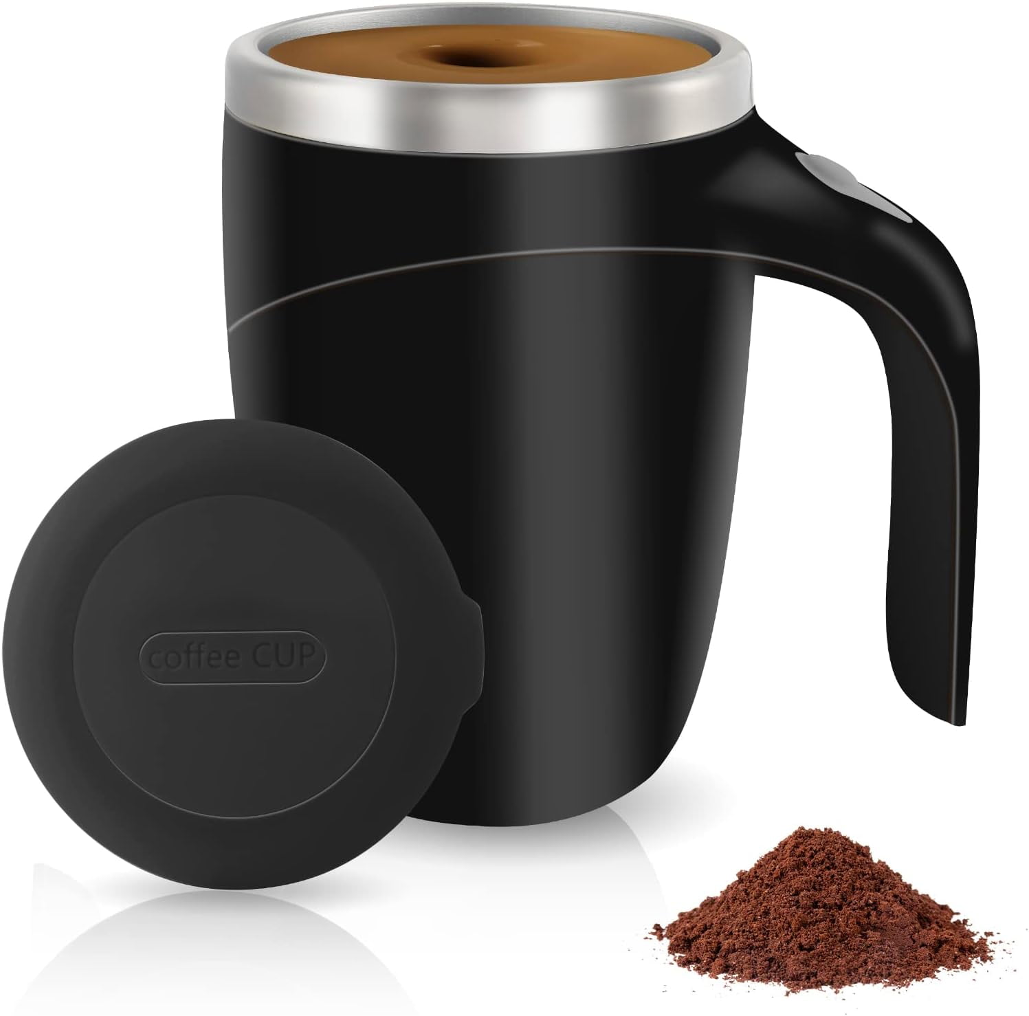 Automatic Magnetic Stirring Coffee Mug, Rotating Home Office Travel ...