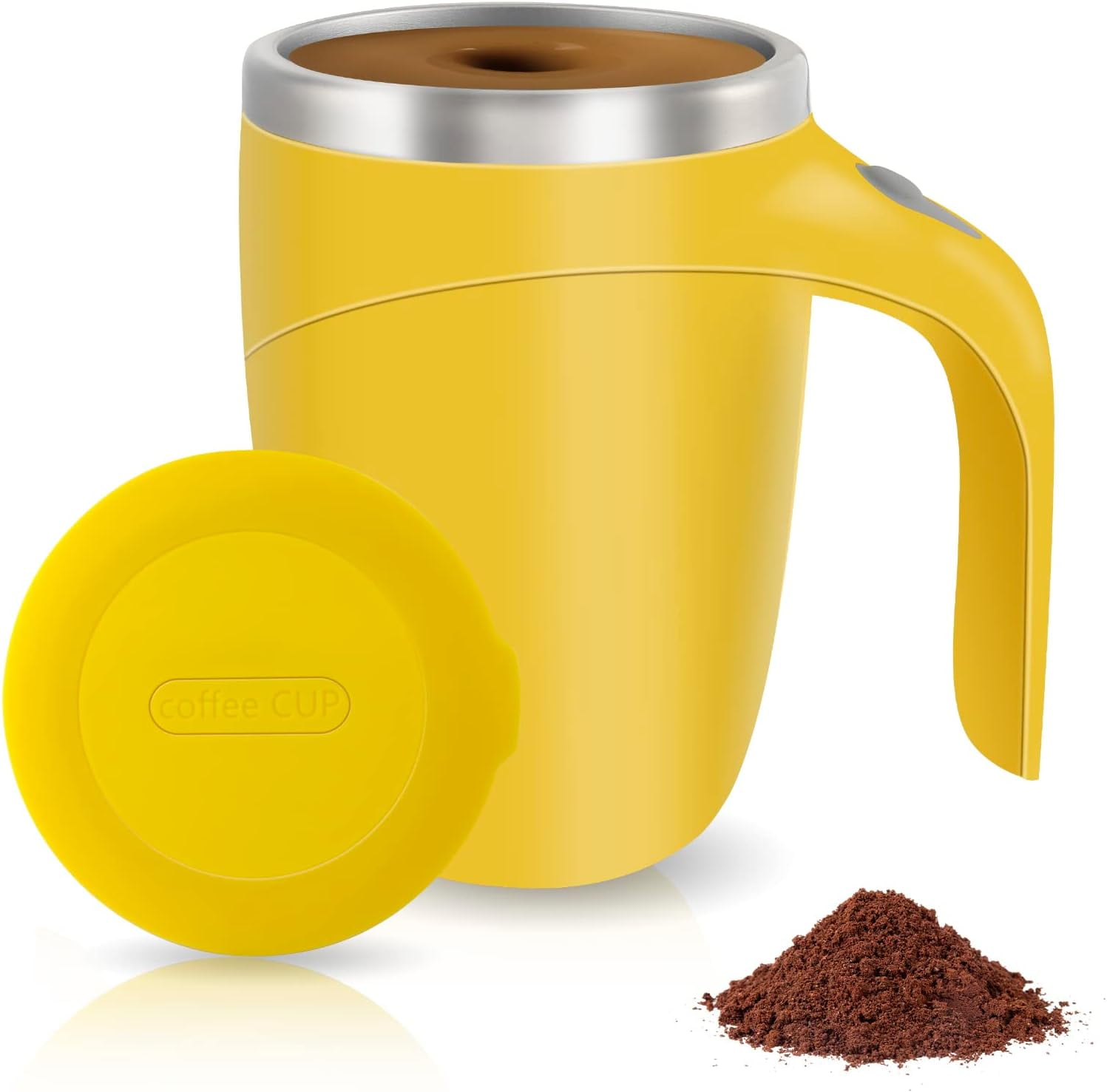 Automatic Magnetic Stirring Coffee Mug, Rotating Home Office Travel ...