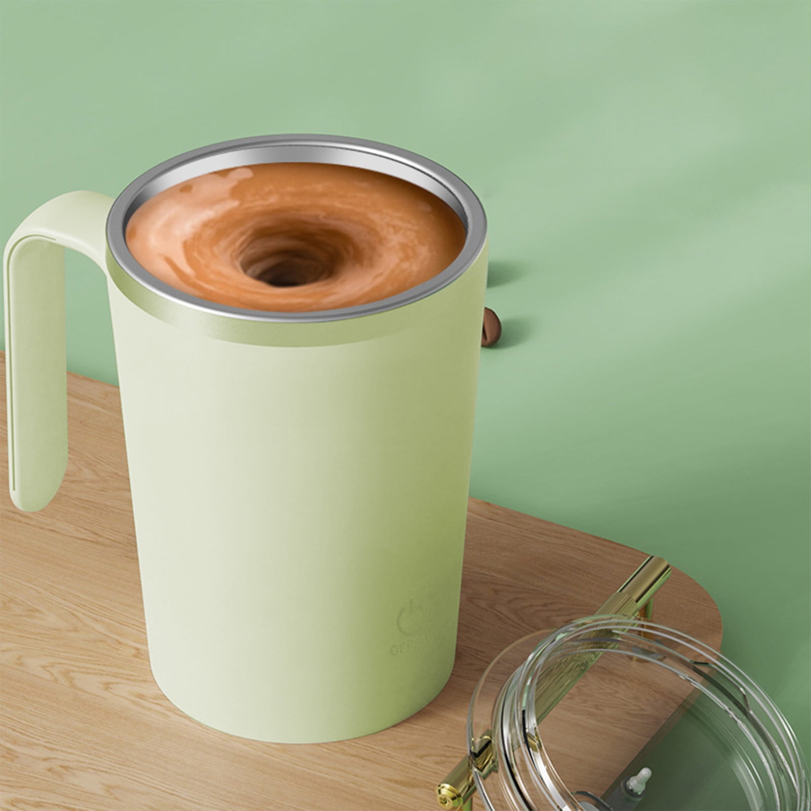 Automatic Magnetic Stirring Coffee Mug, Rotating Home Office Travel ...