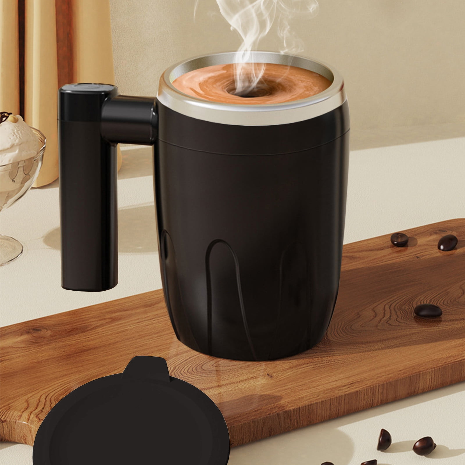 Automatic Magnetic Stirring Coffee Mug, Rotating Home Office Travel ...