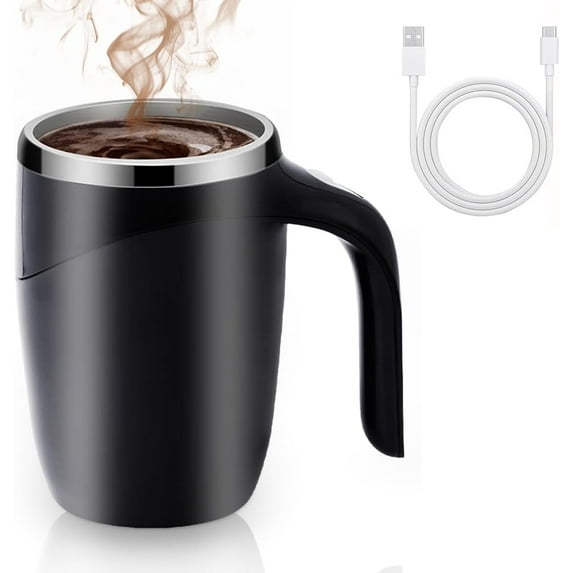 Automatic Magnetic Stirring Coffee Mug, Self-Stirring Technology for ...