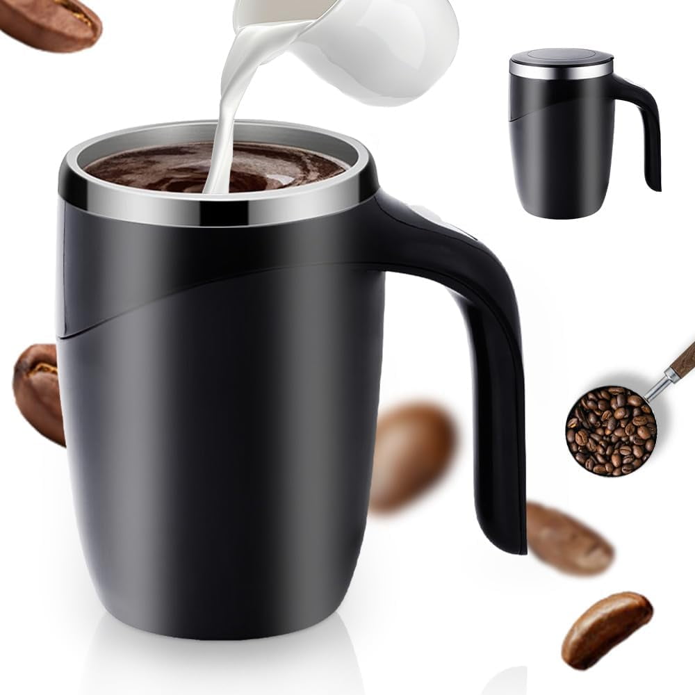 Automatic Magnetic Stirring Coffee Mug, Magnetic Coffee Stirrer Mug for ...