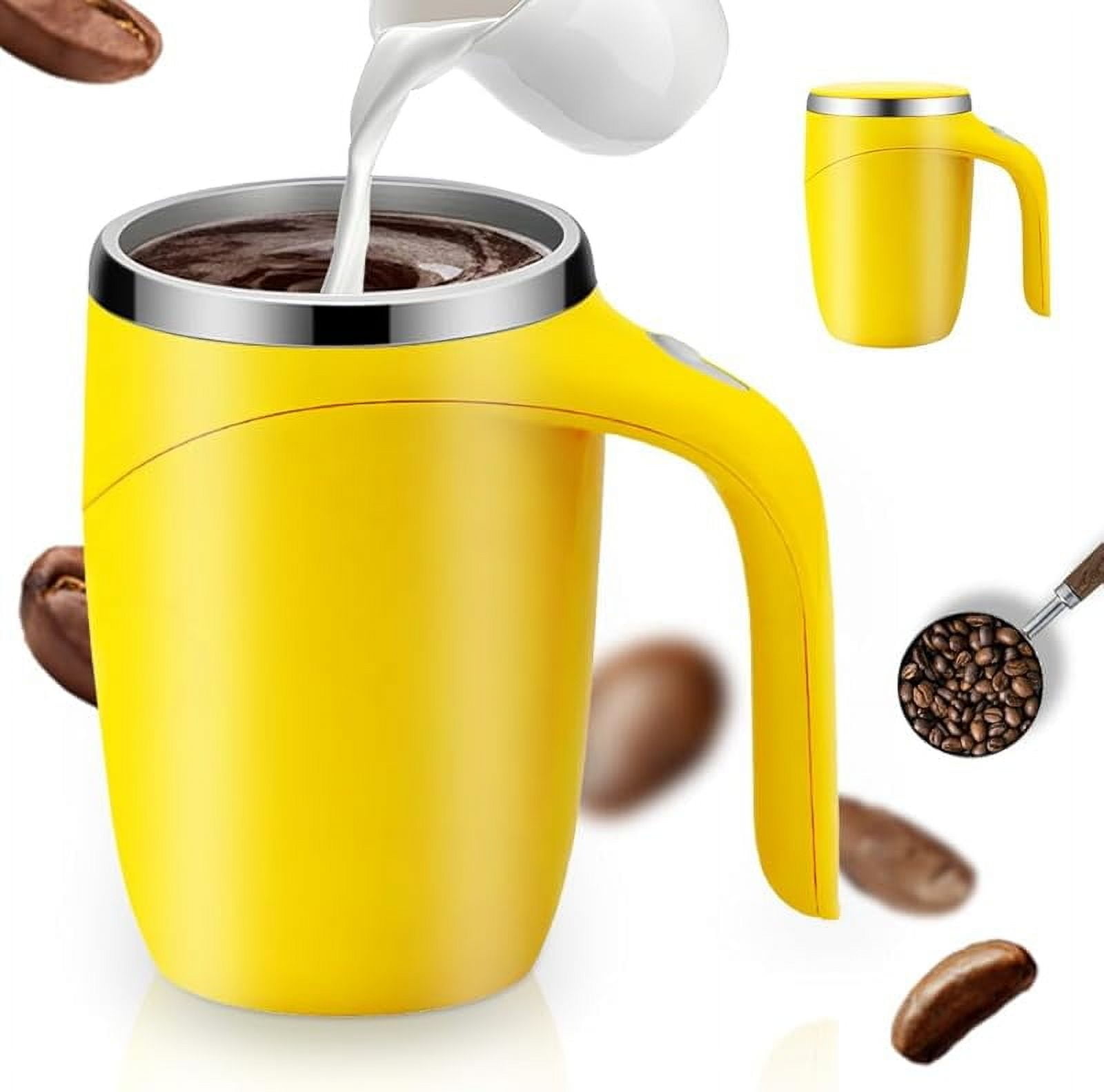Automatic Magnetic Stirring Coffee Mug, Magnetic Coffee Stirrer Mug for ...