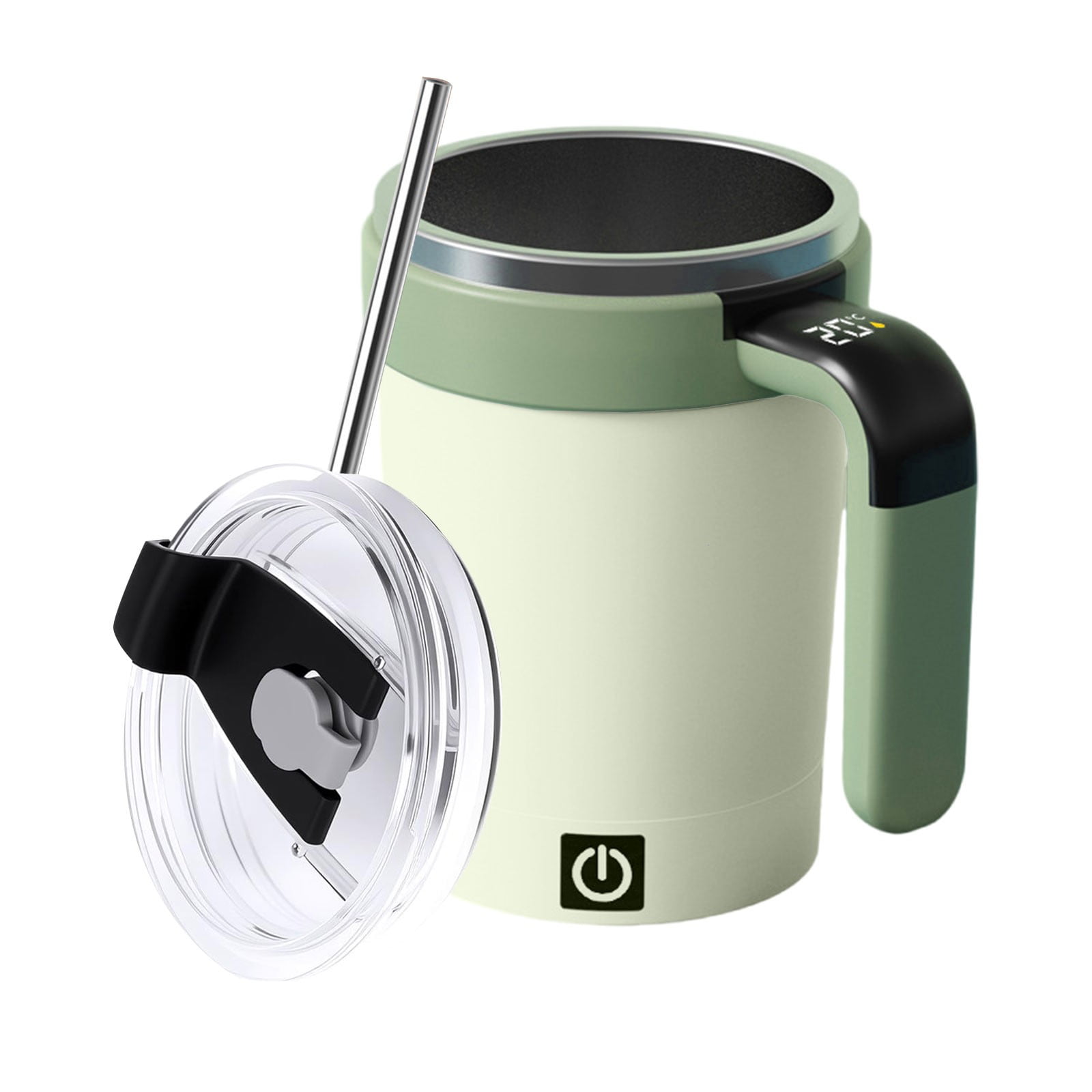 Automatic Magnetic Stirring Coffee Mug with Temperature Display, 2026 ...