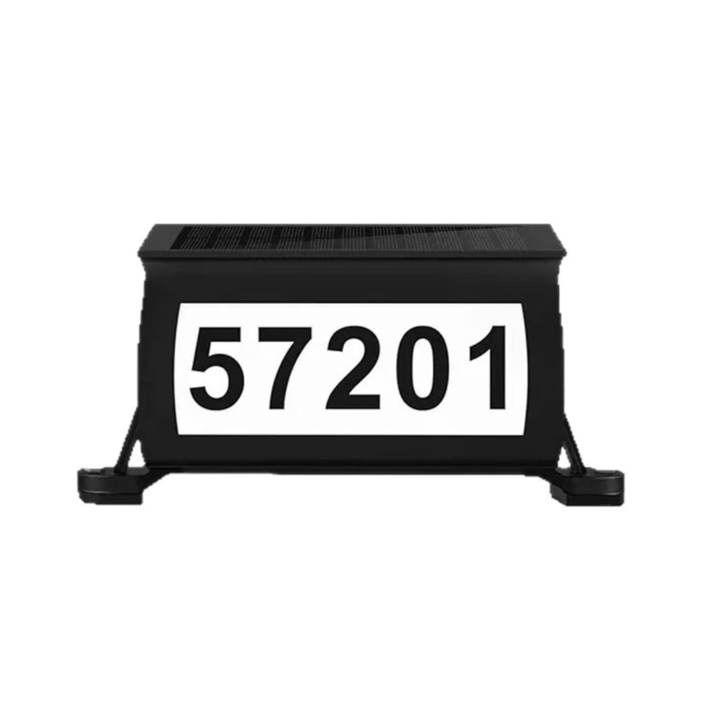 Automatic Mailbox Lamp with High Efficiency Charging Solar Address ...