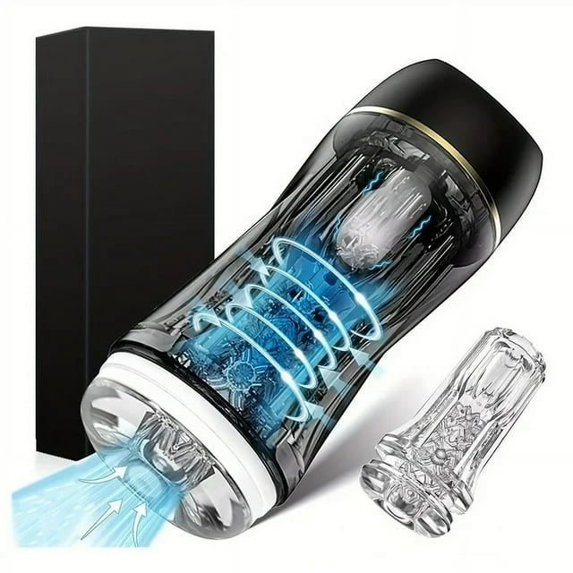 Automatic Male Masturbator Adult Sex Toys For Men With 10 Vibration And 5 Suction 3d Textured