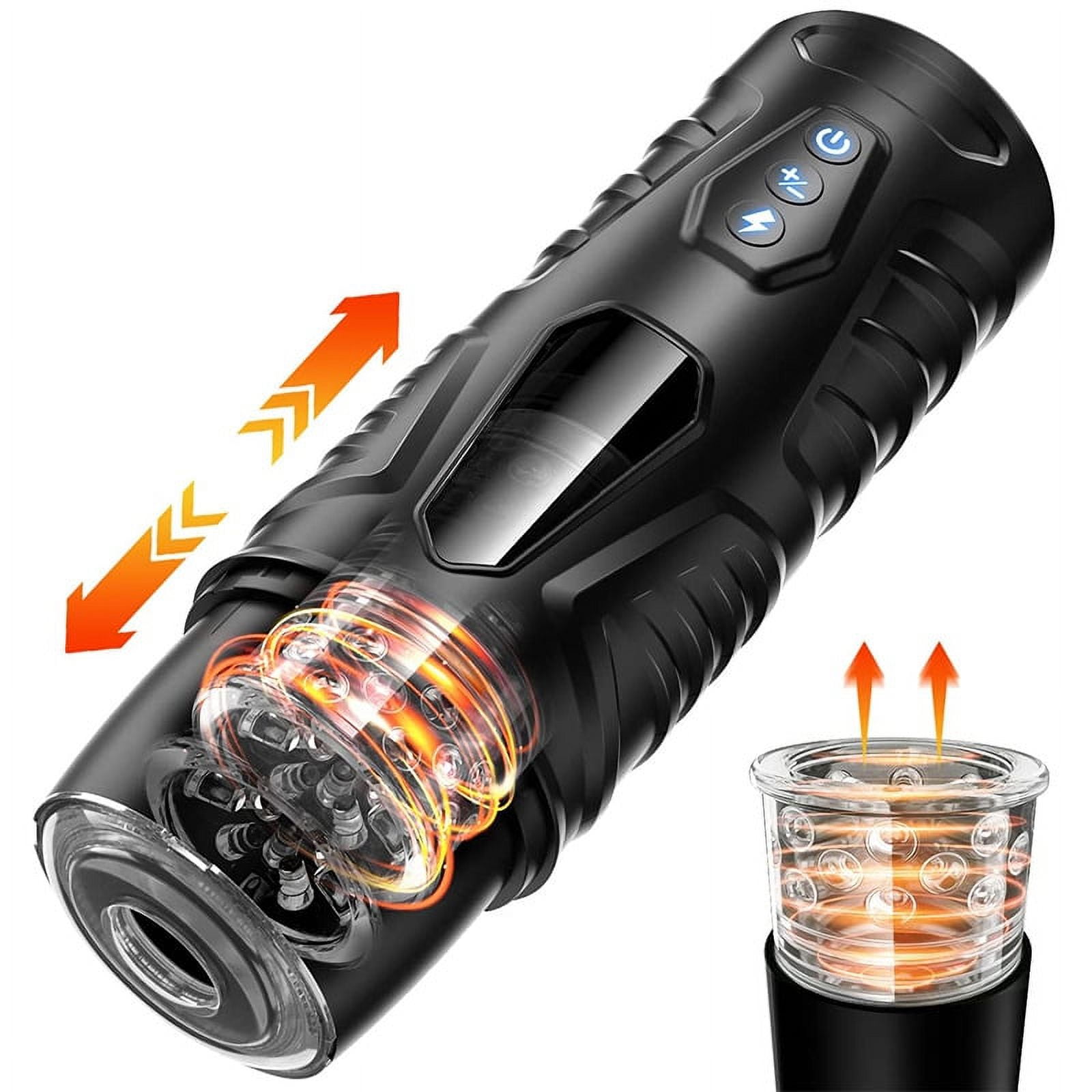 Automatic Male Masturbator Cup 7 Thrusting Rotating Modes Suction Base