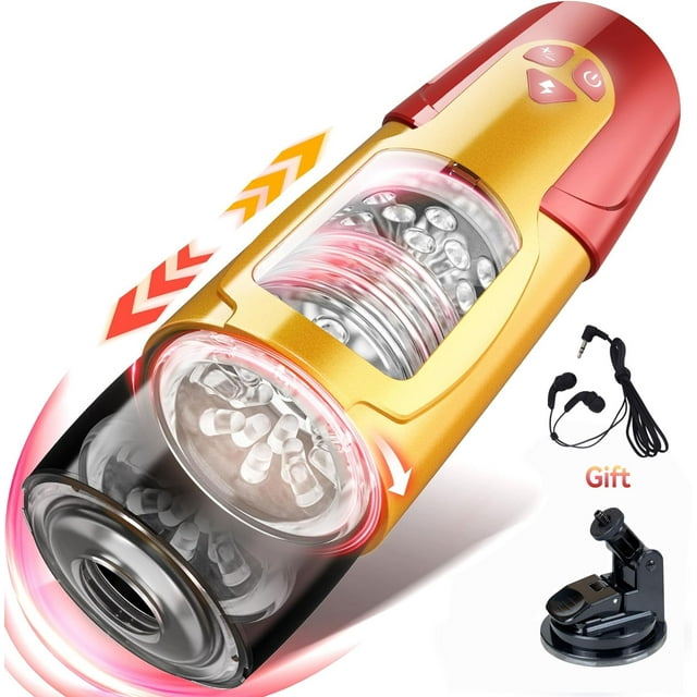 Automatic Male Masturbator Cup with 7 Rotating & 3 Thrusting Mode,Male Strokers with Suction ...