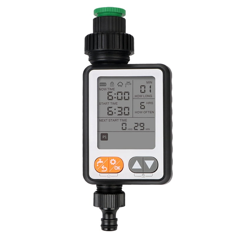 Automatic Manual Mode Irrigation Controller Rain Sensor Garden Watering ...