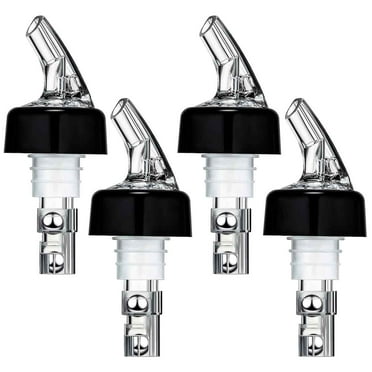 Barvivo Professional Liquor Pourers Set of 4 - Pour Spouts & Syrup ...