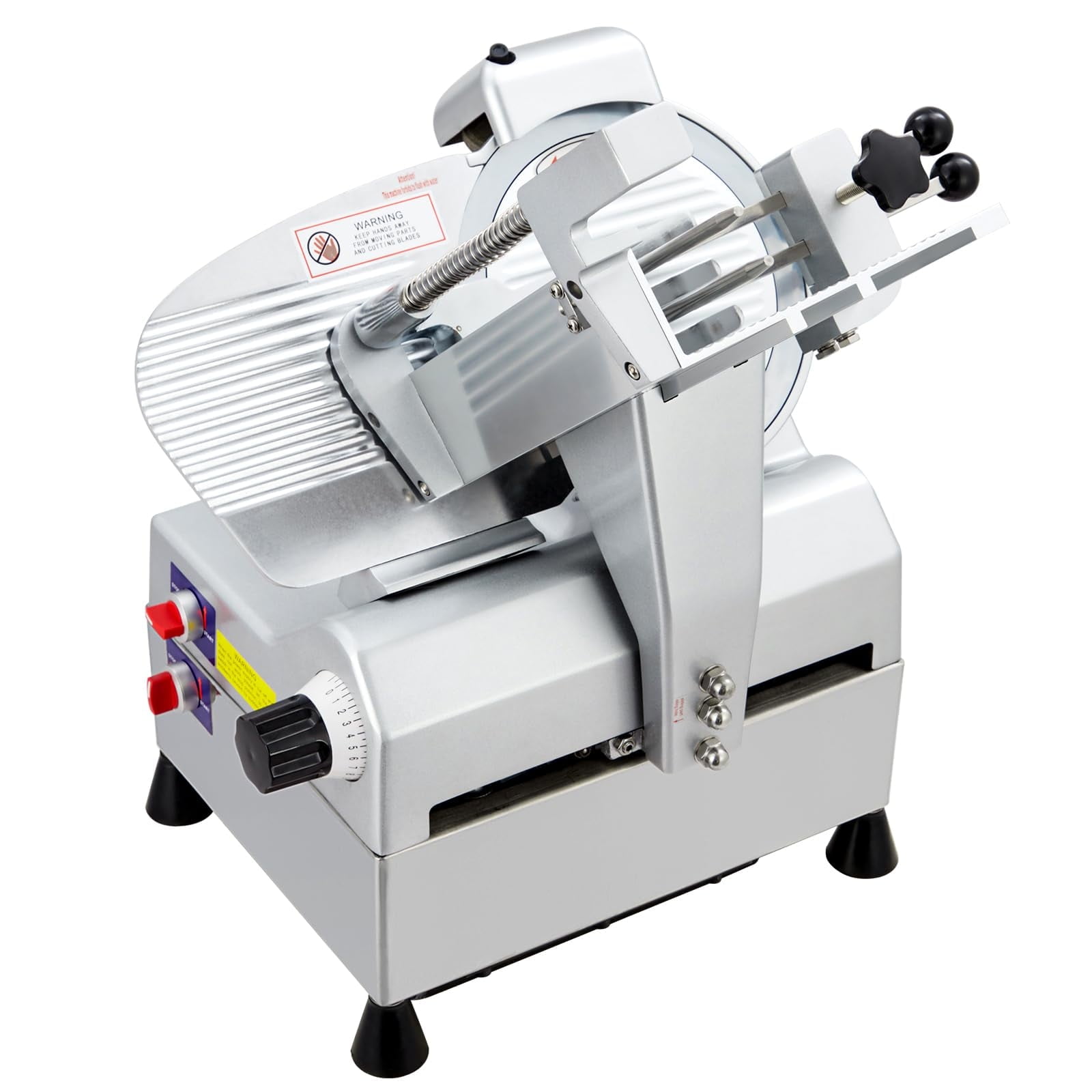 Automatic Meat Slicer,240W+430W Dual Motor Design,Meat Cutter Equipped ...