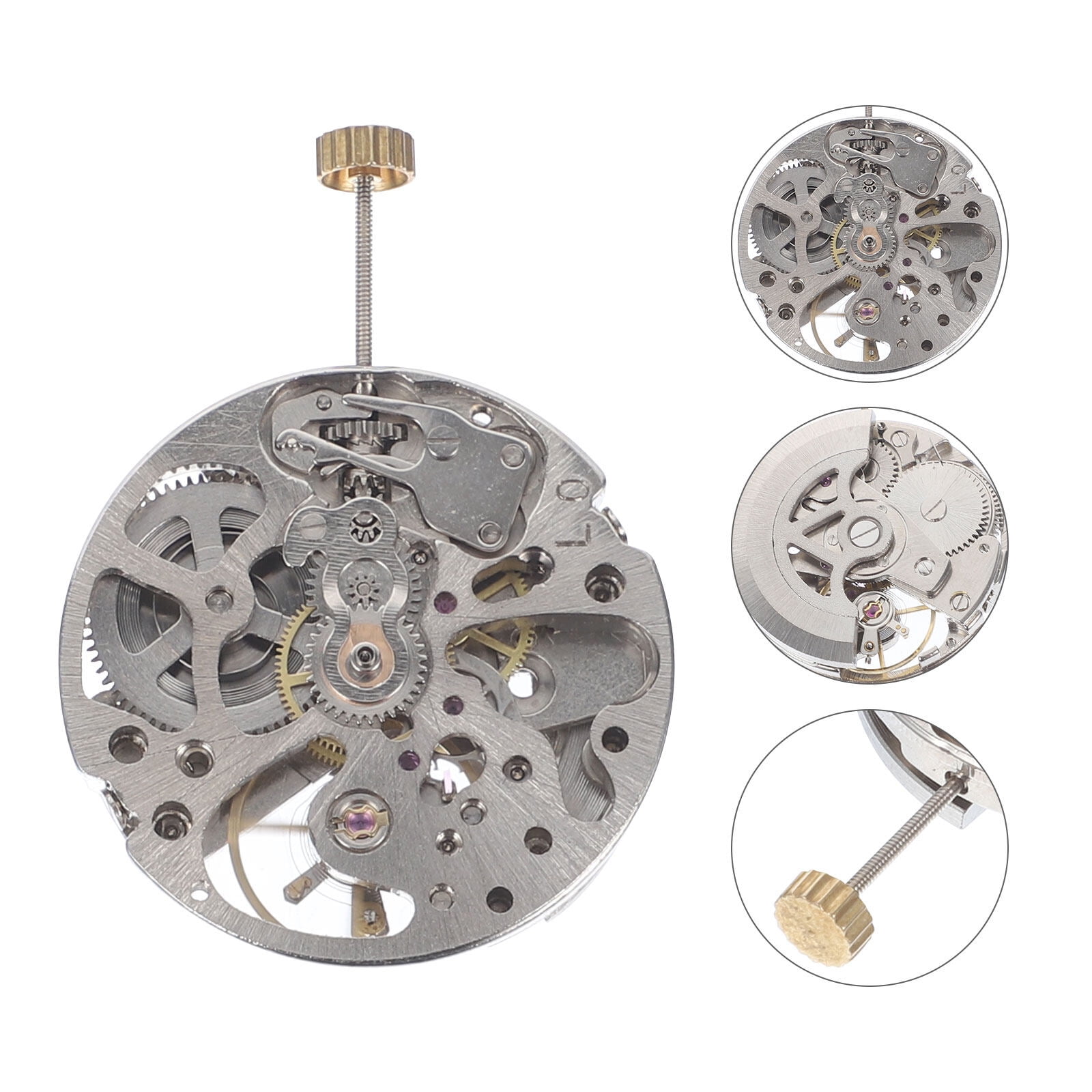Automatic Mechanical Watch Movement Replacement: Watch Clock Movements Clock Pointers Hooks Part ...