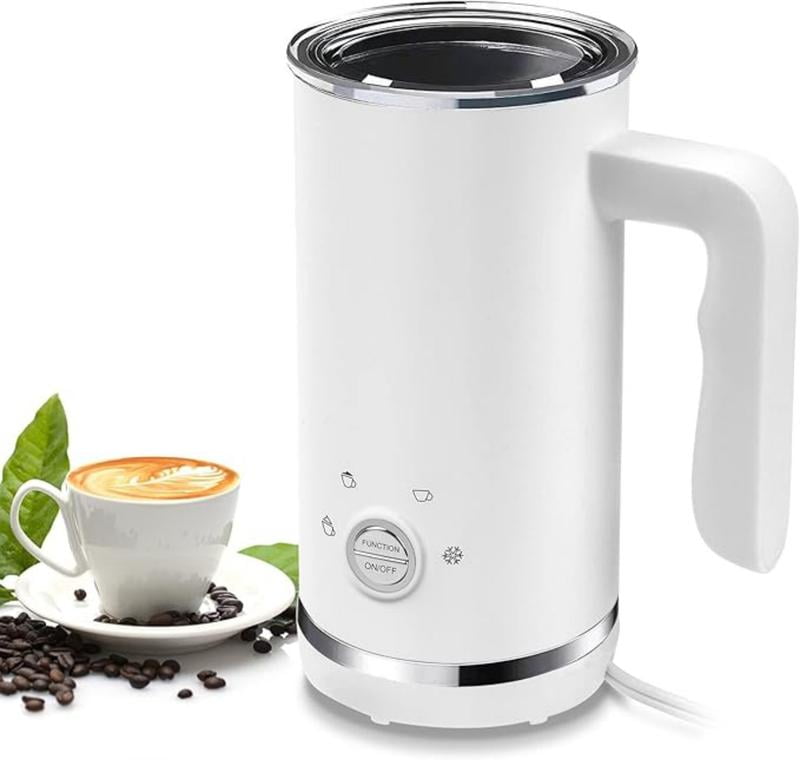 Automatic Milk Frother 4 in 1 Electric Hot and Cold Milk Frother Warmer ...
