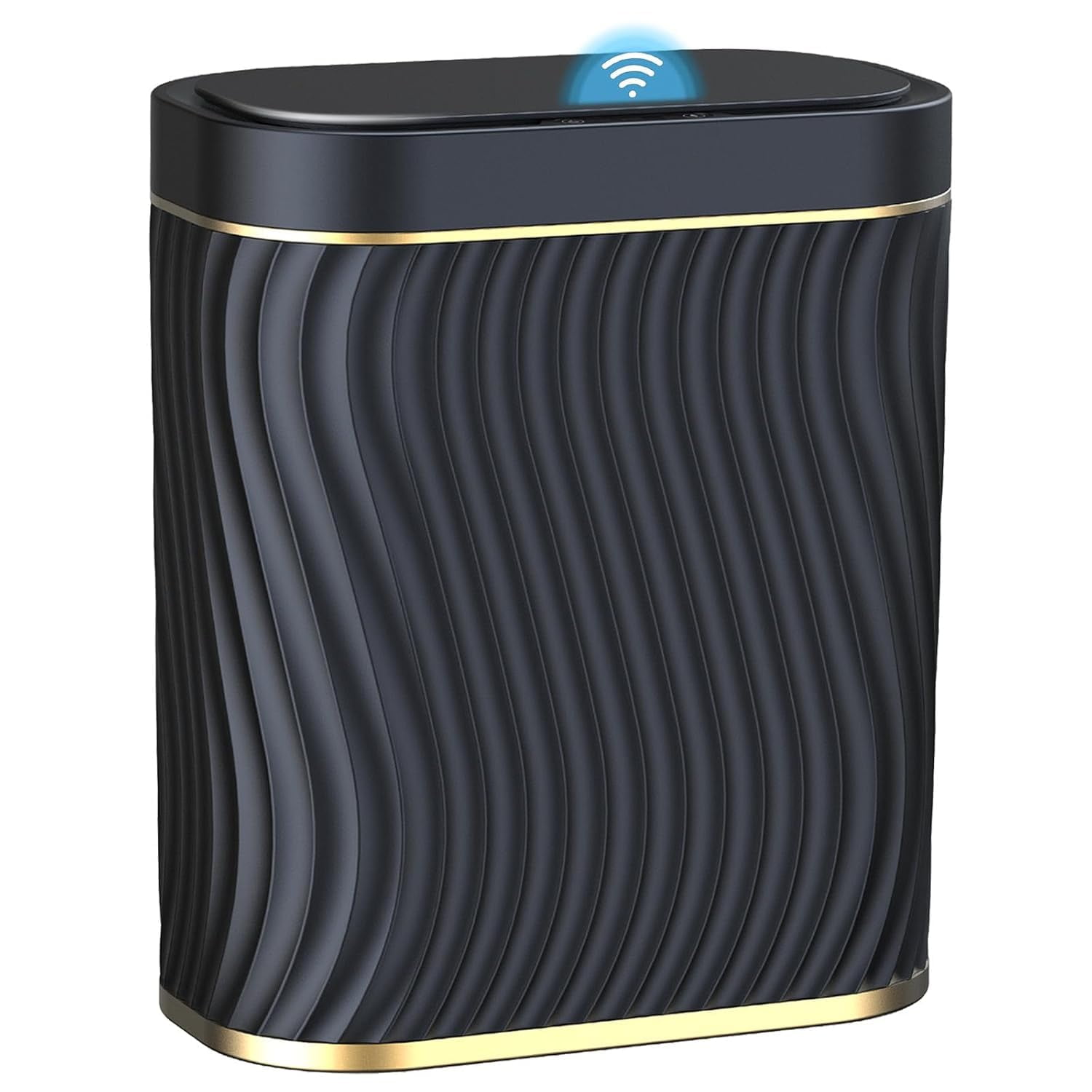 Automatic Motion Sensor Bathroom Small Trash Can with Lid, 2.6 Gallon ...