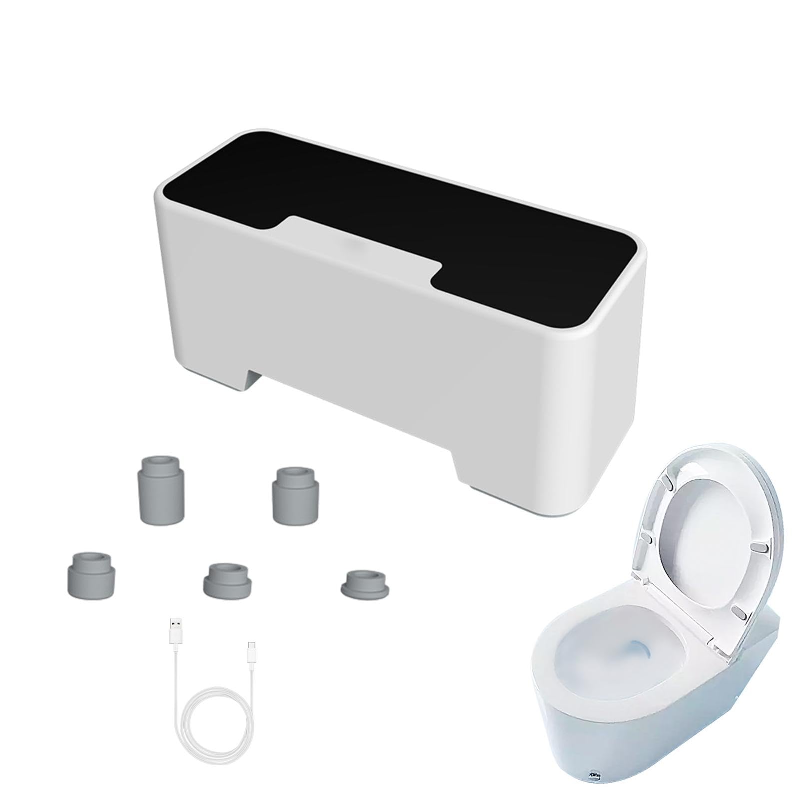 Automatic Motion Sensor Toilet Flush Button, Touchless Toilet Flusher ...