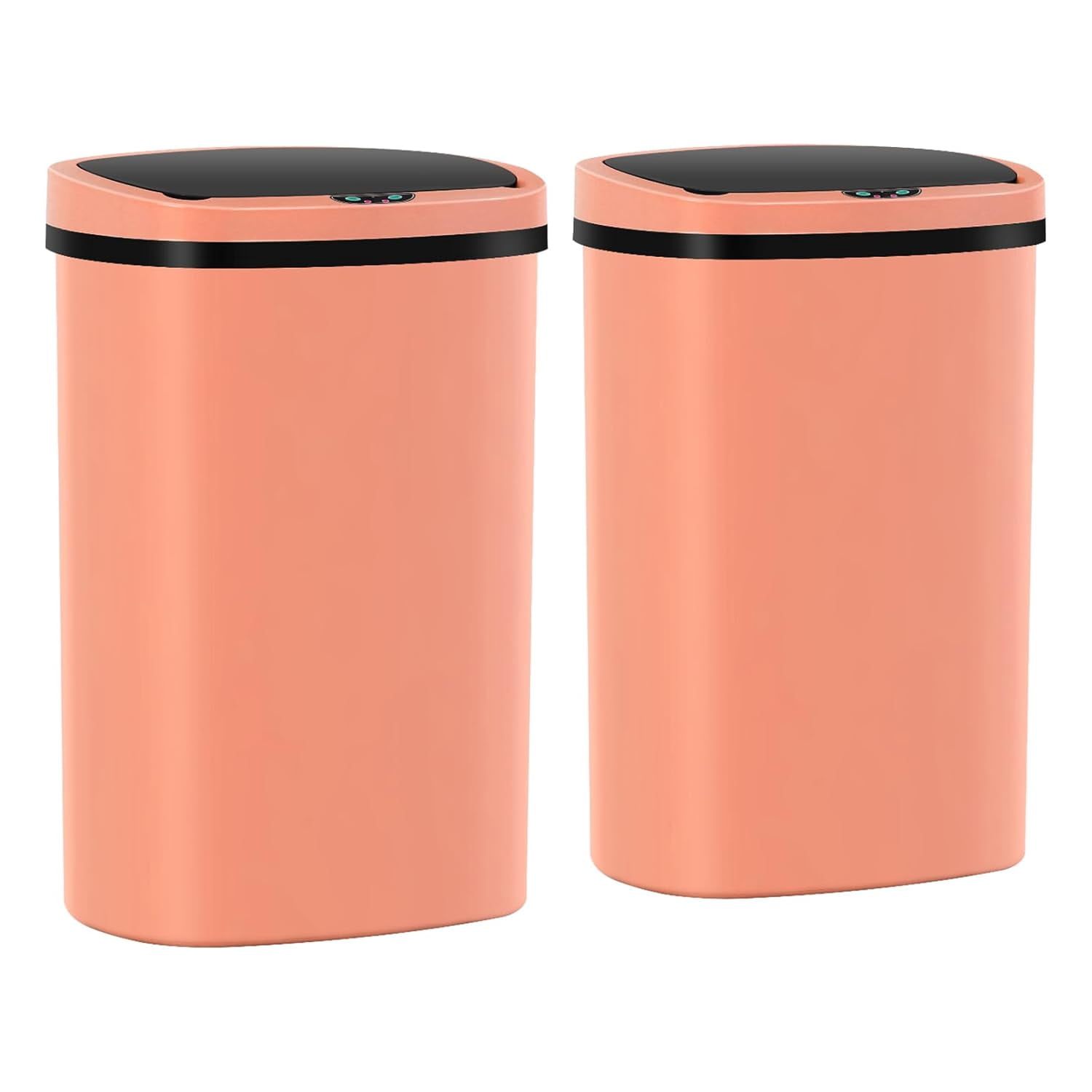 Automatic Motion Sensor Trash Can-13 Gallon Free Touch Plastic Trash ...