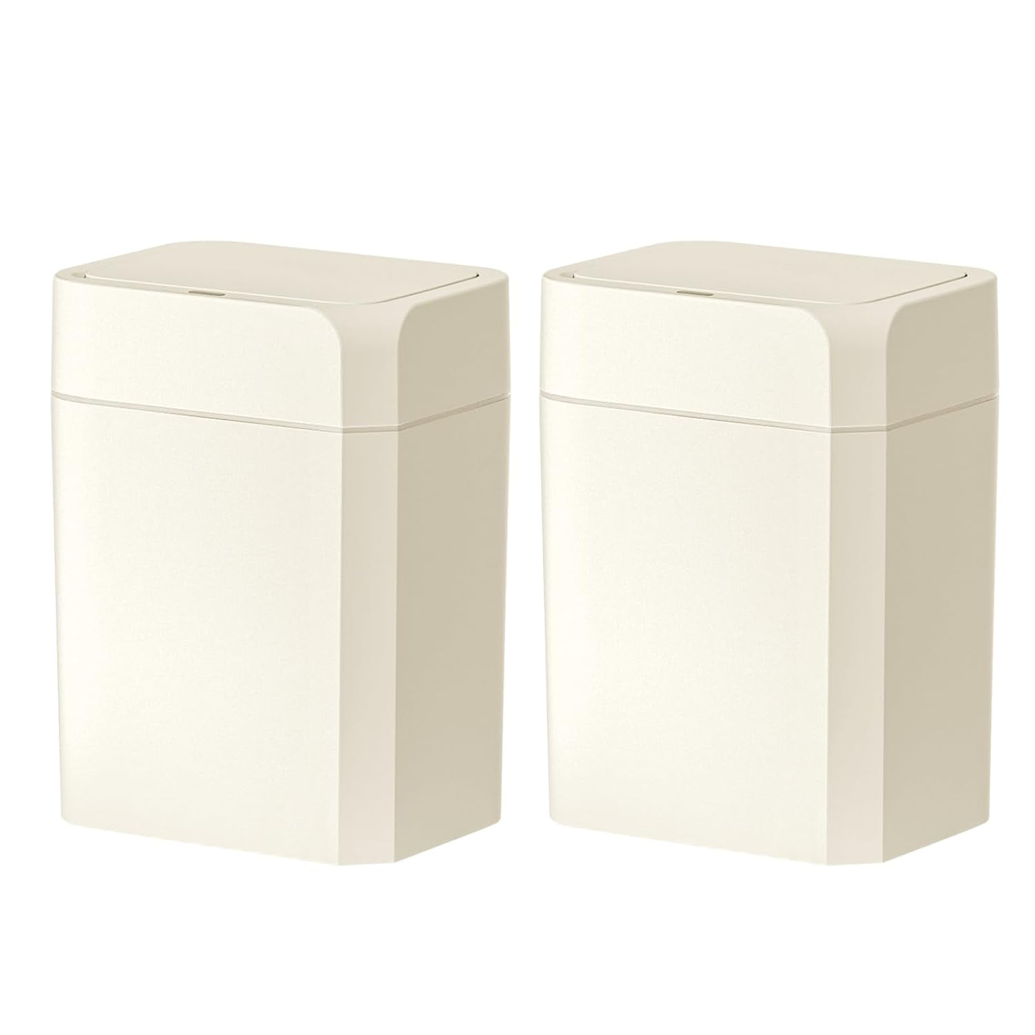 Automatic Motion Sensor Trash Can with Lid 3.5 Gallon Small Slim ...