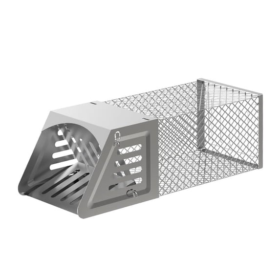 Automatic Mouse Trap, Humane Rat Trap Cage - Reusable Live Catch Rodent ...