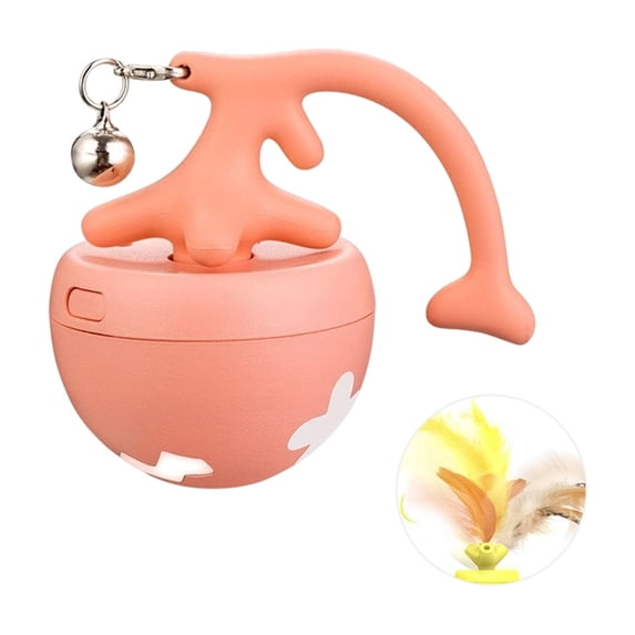 Automatic Moving Cat Toy Ball, Interactive Smart Rolling Ball for Cats ...