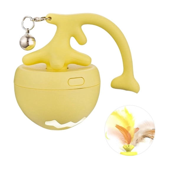 Automatic Moving Cat Toy Ball, Interactive Smart Rolling Ball for Cats ...