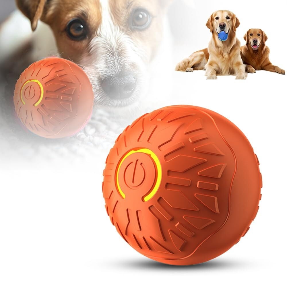 Automatic Moving Dog Toy Ball, 2025 New Bouncing Vibrating Ball for ...