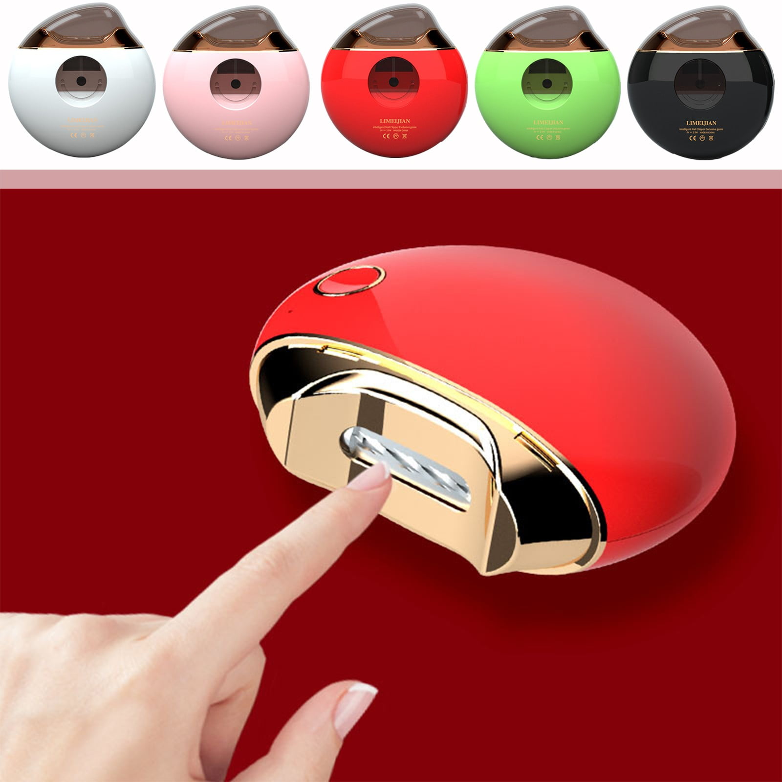 Automatic Nail Clipper for All Ages | Electric Beveled Safe Trim & Nail ...